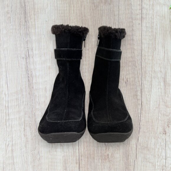 Naturalizer | Shoes | Naturalizer Black Gray Suede Valour Zip Side ...